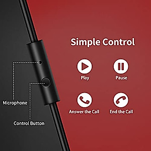 OneOdio A71 Hi-Res Studio Recording Headphones - Wired Over Ear Headphones with SharePort, Professional Monitoring & Mixing Foldable Headphones with Stereo Sound (Red)