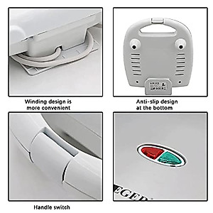 LKJHSDFG Electric Donut Maker, 12 Holes Commercial Doughnut Making Machine Non-Stick Teflon Coating Double Sides Heating Doughnut Maker for Restaurant Bakery Snack Bar