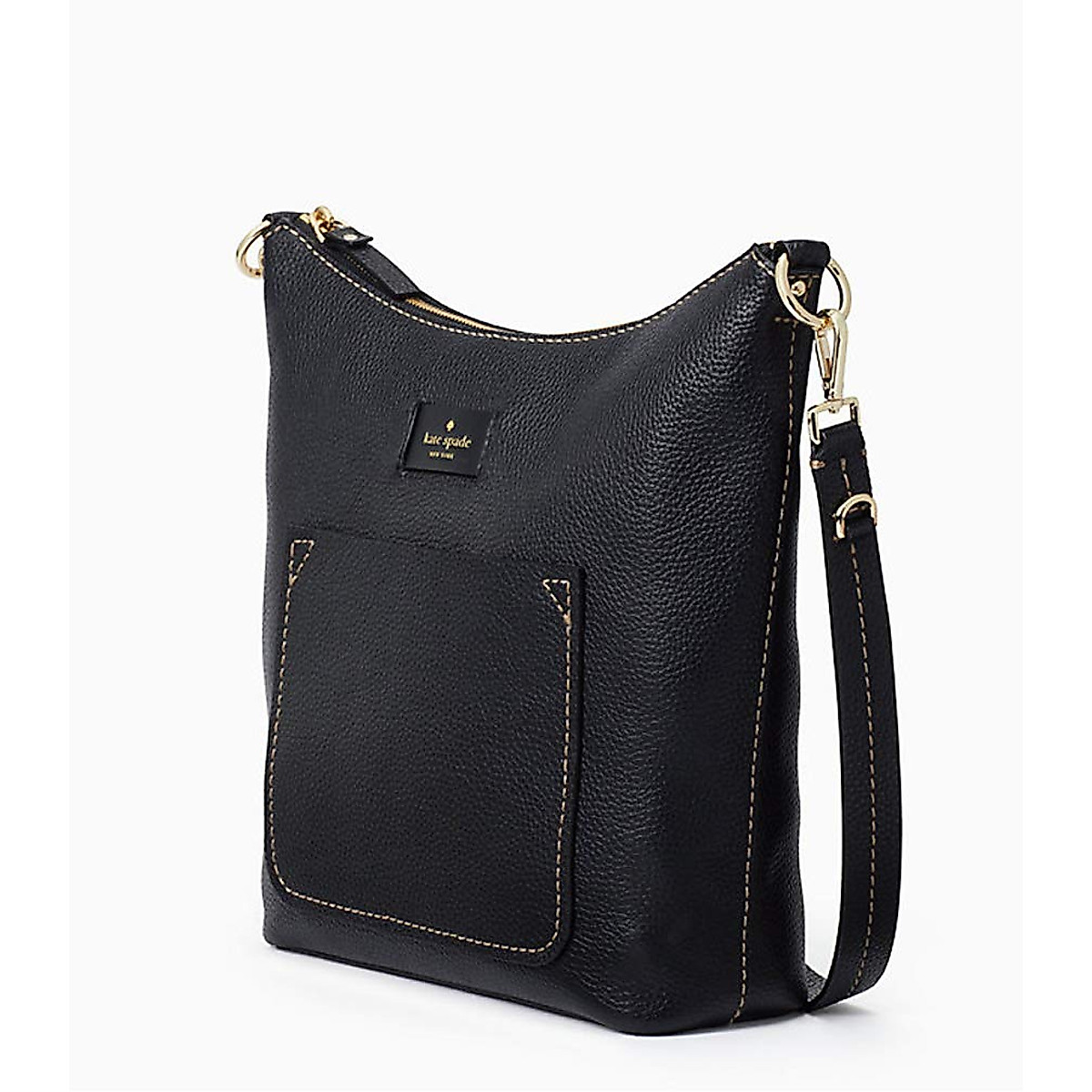 Kate Spade New York maple street janelle leather shoulder bag - black $278