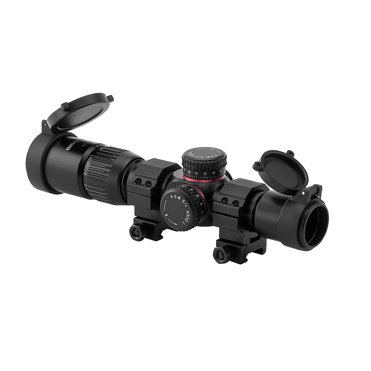Monstrum G2 1-4x24 FFP Scope | Monstrum 43-B Throw Lever | Bundle
