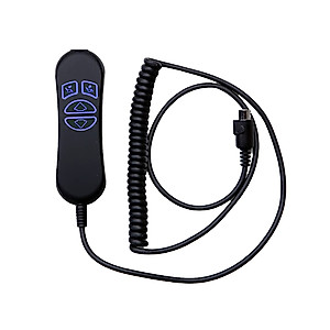 Fruhdi 4 Button 5 Pin Prong Hand Control Handset Remote with USB and Backlight for Lift Chairs Electric Sofa Power Recliners