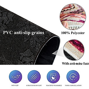 Gaming Chair mat for Hardwood Floor Office Chair Mat Octagon Floor Mats Computer Desk Chair Mat for Carpet Desk Chair Mat for Carpeted Floors,100cm (Color : 16)