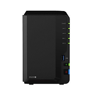 Synology 2 bay NAS DiskStation DS220+ (Diskless),Black