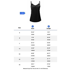 7th Element Womens Silk Satin Camisole Plus Size Tank Tops V Neck Casual Cami Sleeveless Blouses Summer Basic Tank Shirt(Mustard Yellow,L)