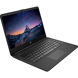 HP 2022 Premium 14-inch HD Thin and Light Laptop, Intel Dual-Core Processor, 8GB RAM, 64GB Storage, Long Battery Life, Webcam, Bluetooth, HDMI, Wi-Fi, Black, Windows 11 + 1 Year Microsoft 365