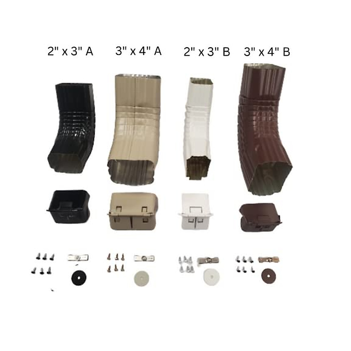 Magnetic Downspout Clip with Hinge (3"x4" 'A' White)