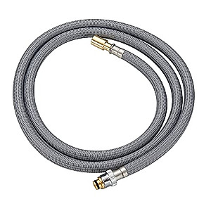 Weirun RP50390 Pull-Out and Pull-Down Kitchen Faucet Nozzle Replacement Spray Head Hose for Delta DST Faucets RP62057 RP74608 Taps,Grey