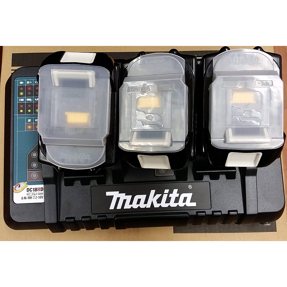 Makita - Power supply kit, DC18RD dual charger, 3 x 18V-5Ah batteries, 198458-6