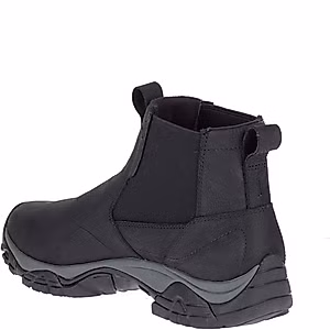 Merrell Men's Moab Adventure Chelsea PLR Waterproof Boot, Black, 10.5 M US