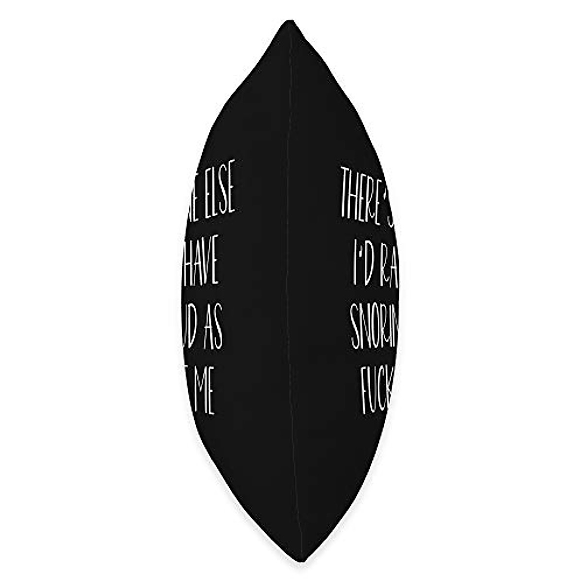 Funny Snoring Gifts - ElizaDesigns No One Else Rather Having Snoring Beside Me Funny Valentines Throw Pillow, 18x18, Multicolor