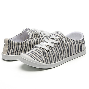 MLAGJSS Slip On Breathe Mesh Walking Shoes Women Fashion Sneakers Comfort Wedge Platform Loafers(1007a23 Gray,Size 9.5)