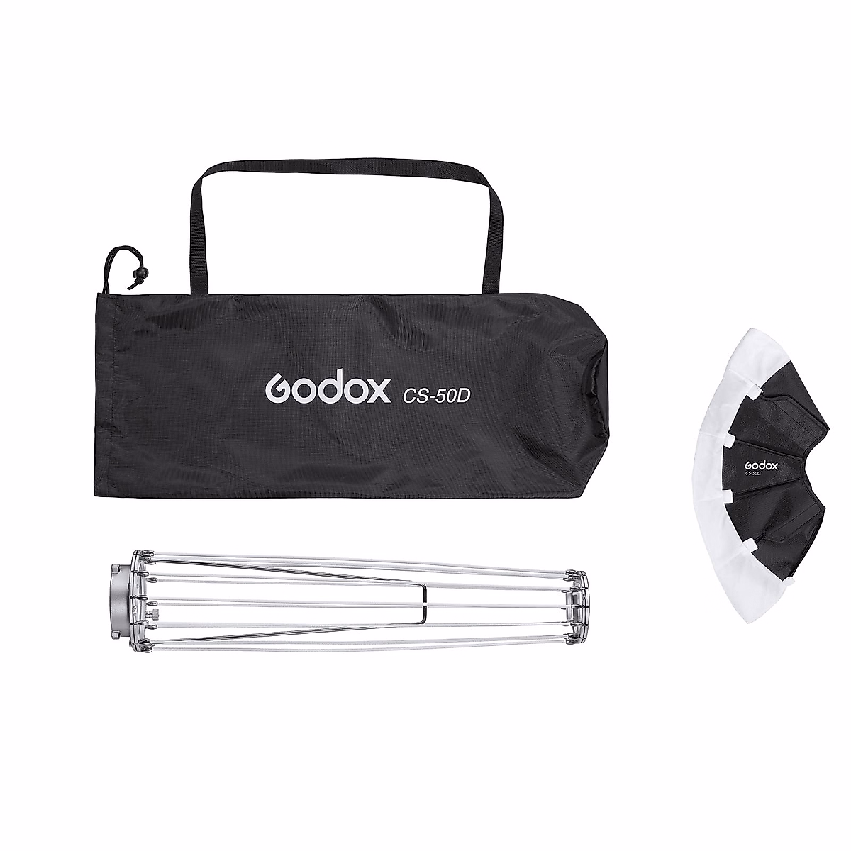GODOX CS-50D Lantern Softbox 50cm/20inch Omni-Directional Light Modifier Bowens Mount for Godox SL60W SL150 II, UL150, VL150 Light for Video Recording, Live Streaming, and Film Making