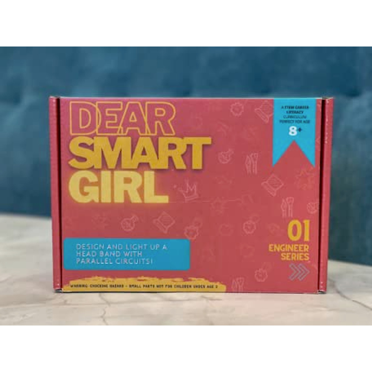 Dear Smart Girl Electrical Engineering STEM Kit for Girls Ages 6-12 / DIY Light Up Headband Kit/Make Your Own STEM Craft Kit
