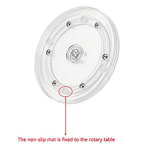 Cookie Decorating Kit Supplies Including 1 Acrylic Cookie Turntable 6 Cookie Scribe Needle2 Silicone Mesh Mats 6 Cookie Decoration Brushes 4 Rubber Feet Bumpers