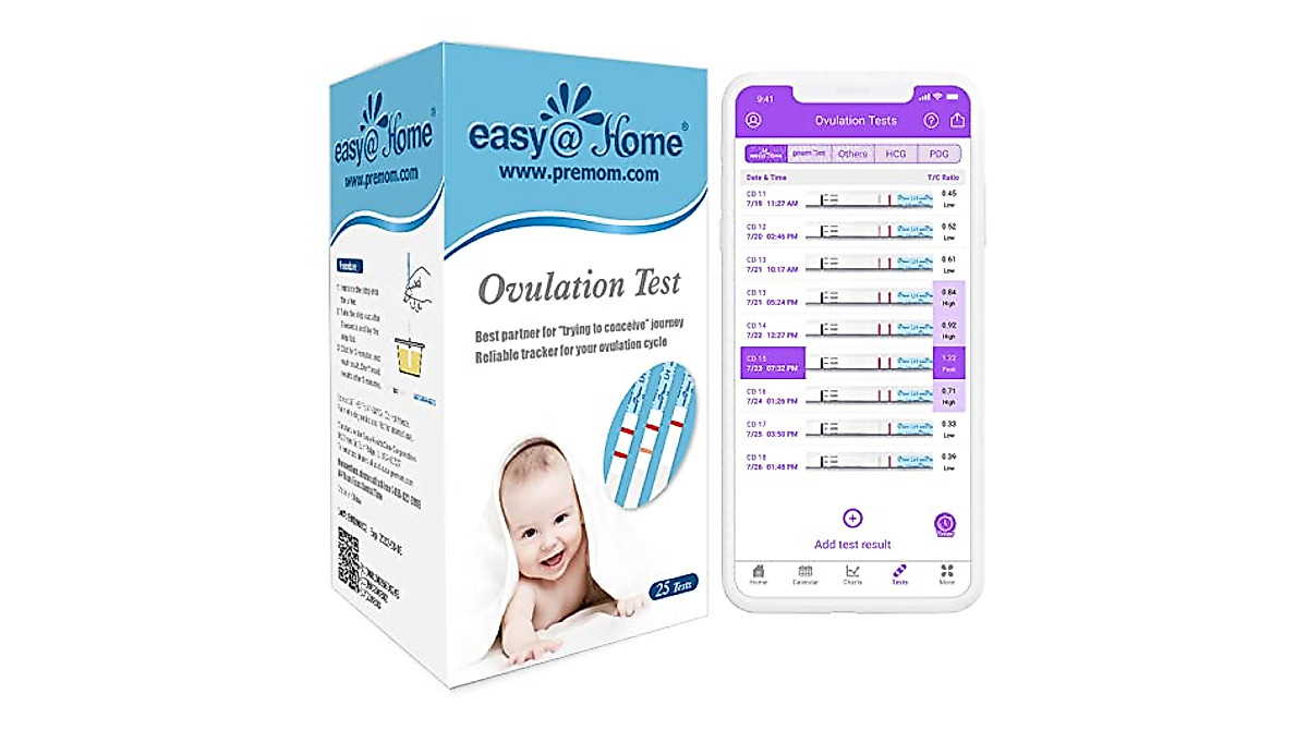 Easy@Home Ovulation Test Strips - Predict Your Fertility