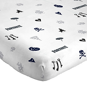 Jay Franco Fortnite Neon Stripe Twin XL Sheet Set - 3 Piece Set Super Soft and Cozy Kid’s Bedding - Fade Resistant Microfiber Sheets (Official Fortnite Product)