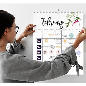 Aesthetic Floral 2024 Wall Calendar - Runs from June 2023 Until December 2024 - The Perfect 2023-24 Monthly Calendar for Easy Planning