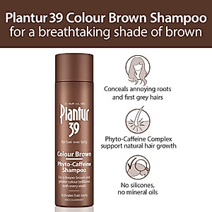 Plantur 39 Color Brown Phyto-Caffeine Shampoo, 8.45 Fl Oz