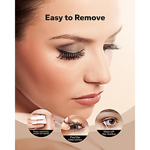 Komoko Lash Bond and Seal (10ml), Cluster Lash Glue for Individual Cluster Lashes, Bond and Seal Lash Glue Super Strong Hold and Long Lasting 48-72 Hours, Waterproof Eyelash Glue & Lash Extension Glue