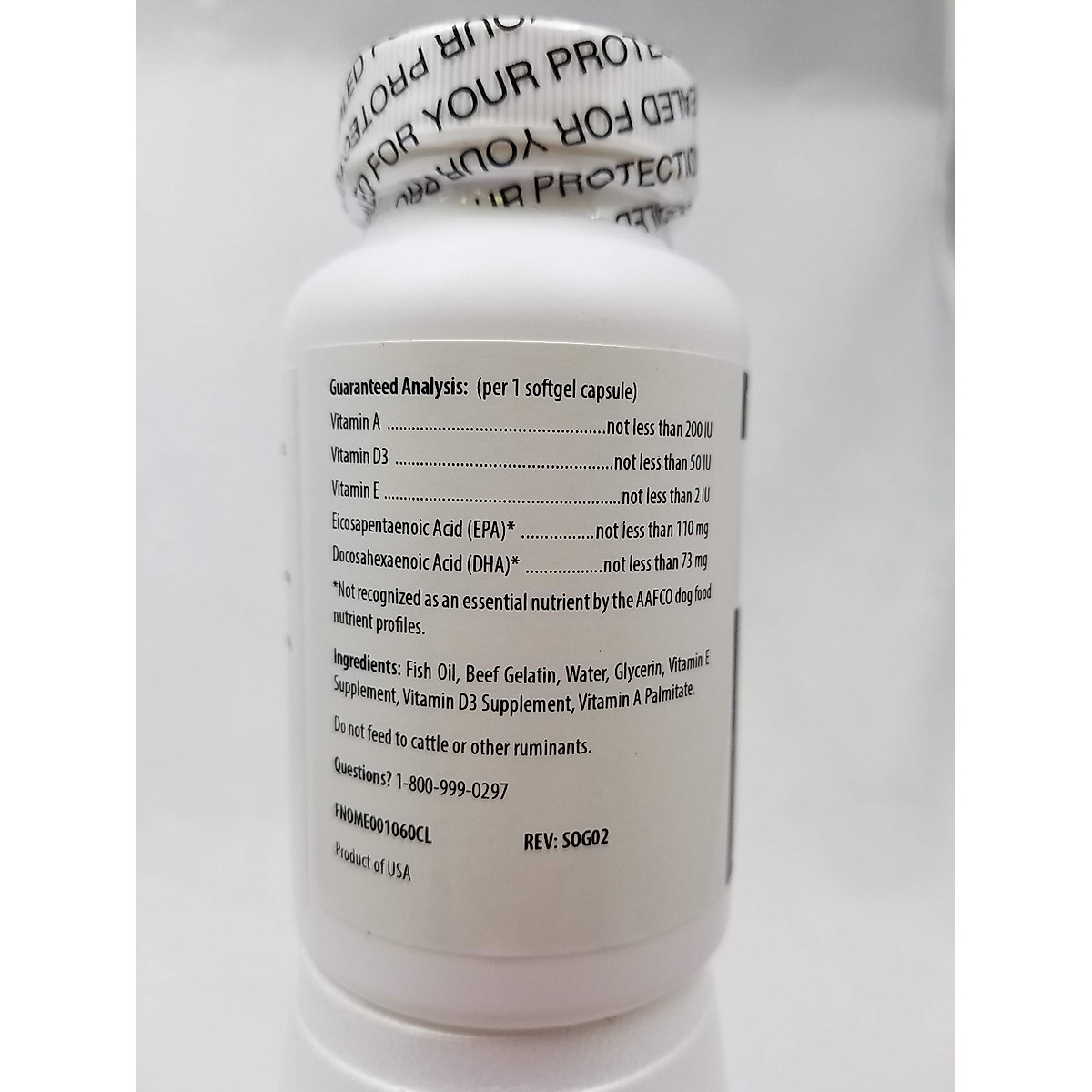 Piccardmeds4pets Derma-3 Softgels Omega-3 for Small Dogs and Cats 60 CT