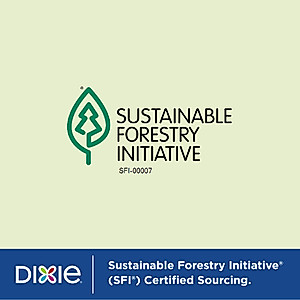 Dixie 10 Inch Paper Plates, Dinner Size Printed Disposable Plate, 204 Count (3 Packs of 68 Plates)