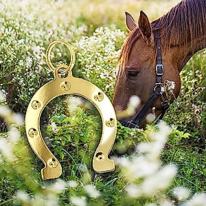 Lucchetta - Gold Horseshoe Pendant without Necklace, Small Good Luck Charm in 14 Kt Yellow, Womens 14k Charms for Necklaces up to 4mm, Authentic Fine Jewelry from Italy