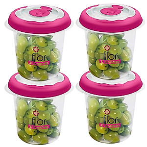 12 oz Plastic Soup Freezer Containers With Lids Reusable, Airtight Microwave Food Storage Container For Meal Prep Home-Made Soup To Go, Dishwasher Safe, Steam Vent Lids BPA-Free - 1.5 Cup - Set of 4