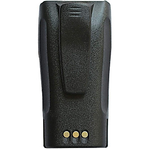 Teseko NNTN4497CR NNTN4497DR NNTN4496 7.4V 2250mAh Li-ion Battery for Motorola CP040 CP140 CP150 CP160 CP180 CP200 CP200D CP250 CP380 PR400 EP450 EP450S DEP450 GP3688 GP3188 with Belt Clip