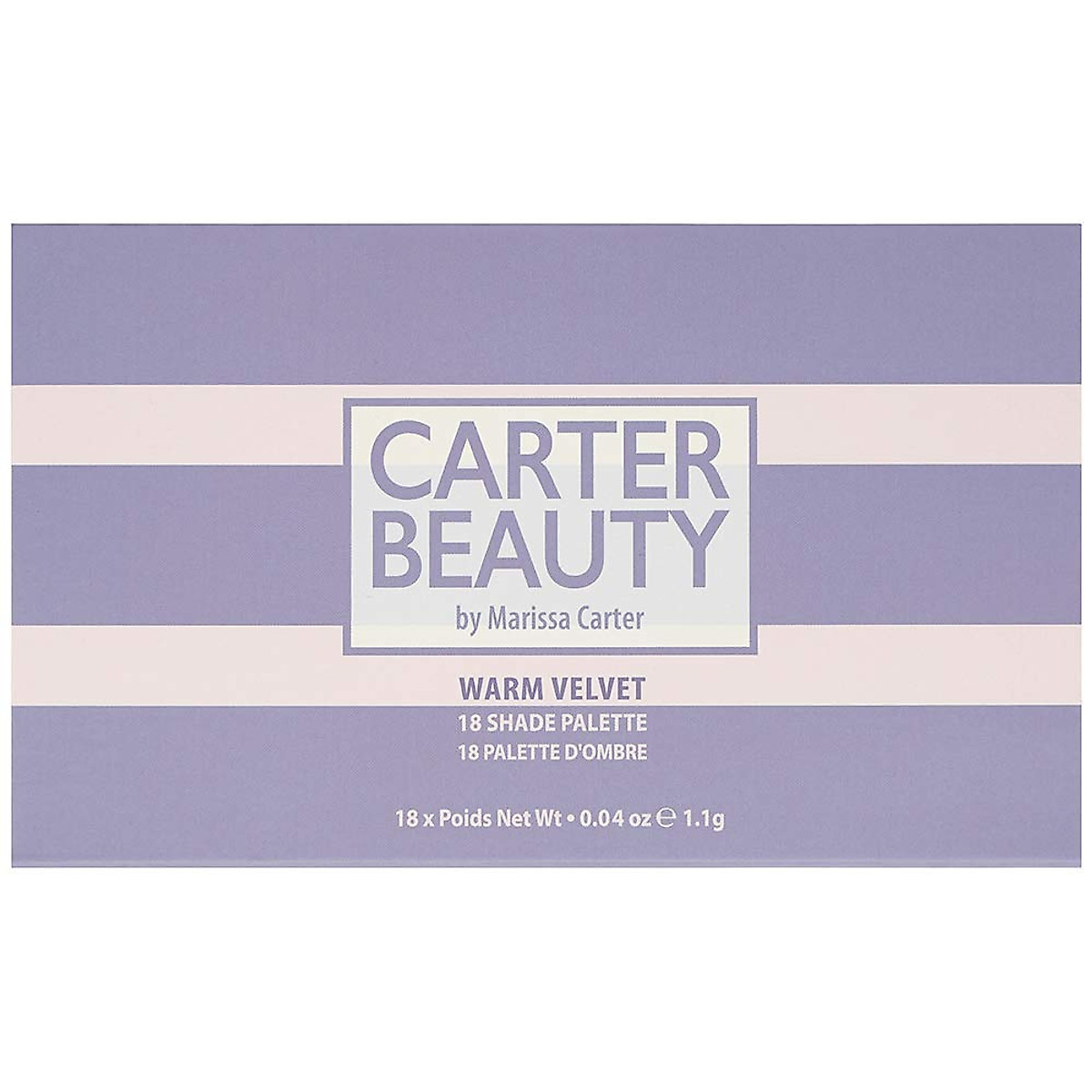 Carter Beauty by Marissa Carter 18 Shade Eyeshadow Palette | Long Lasting Eye Shadow Makeup | Shimmer & Matte Vibrant Colors (Warm Velvet)