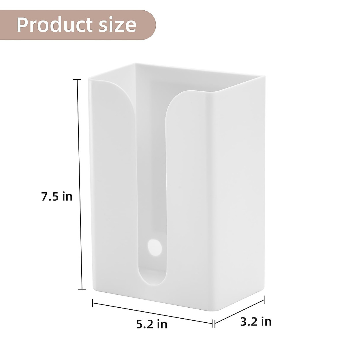 SUBEKYU Magnetic Dryer Sheet Holder for Laundry Room, Dryer Sheet Container,Dryer Sheet Dispenser,Plastic Wall Dryer Sheet Box for Laundry Organization and Storage,Fabric Sheet Holder,White