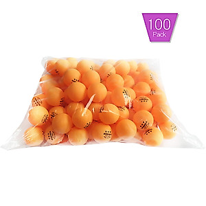 Ping Pong Balls 3 Star Resilient Advanced Training 40+ Table Tennis Balls 100 Pack (White)