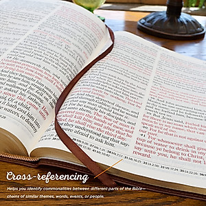 KJV Holy Bible, Super Giant Print Faux Leather Red Letter Edition - Ribbon Marker, King James Version, Purple (KJV Super Giant Print Editions)