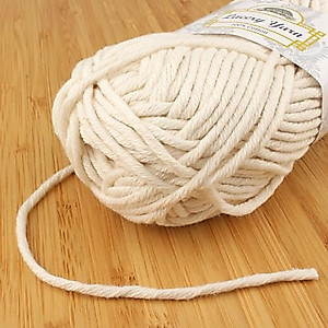 JubileeYarn Lacery Yarn - Chunky Cotton - 100g/Skein - Moon Beam - 2 Skeins