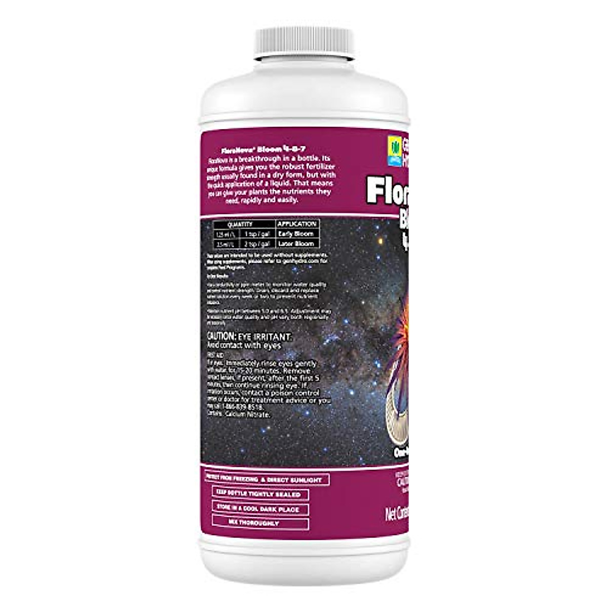 General Hydroponics FloraNova Bloom, One-Part Nutrient, 1 Quart
