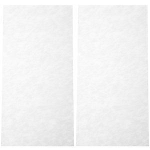 SUPVOX 2pcs Inlay Material White Mother of Pearl Shell Blanks Sheet Rectangle Inlay Material for Guitar