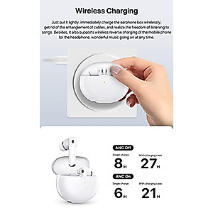 UMIDIGI Wireless Earbuds, AbleBuds Free Earphone Bluetooth Headphones Touch Control Bluetooth 5.2 in-Ear 3 Microphones Call Noise Canceling IP55 Waterproof Bluetooth Earbuds