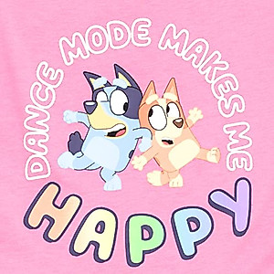 Bluey Bingo Little Girls Tulle Dress Pink 6-6X