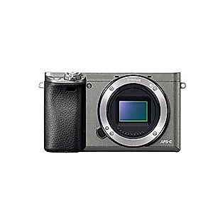 Camera A6000 Mirrorless Digital Camera Body Only Silver ILCE-6000-24.3MP -Full HD Video Digital Camera (Color : A)