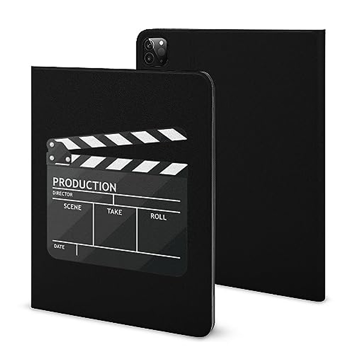 Cinema Clapper Board Protective Case Compatible with IPAD 2020 AIR 4 （10.9in） Stand Case Auto Sleep/Wake Cover