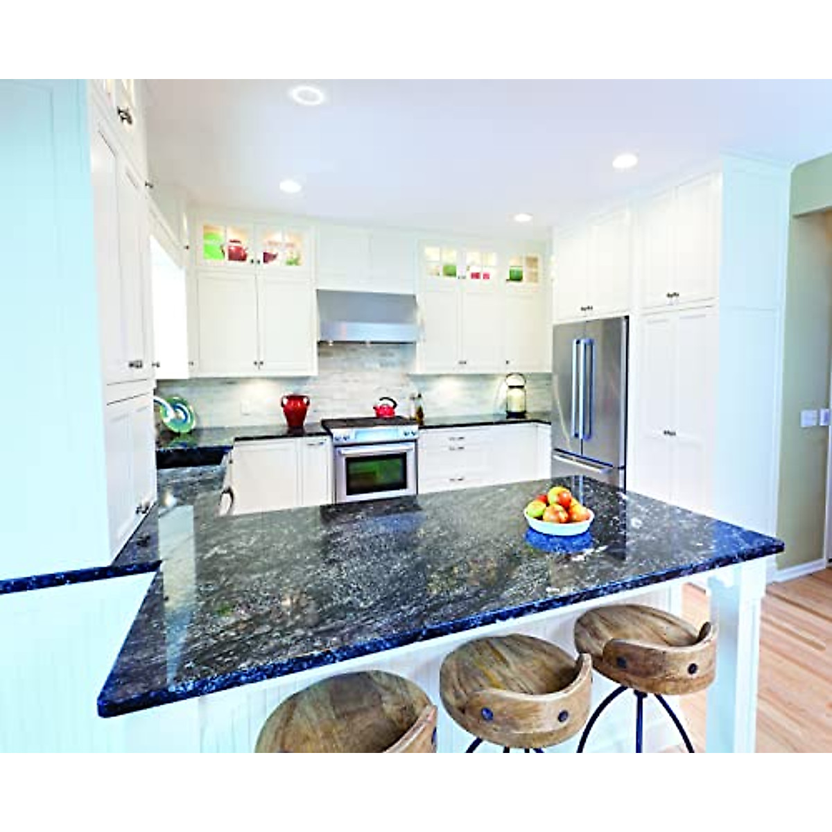 Lithonia Lighting 6SL RD 07LM 3000K 90CRI MW 6-Inch Dimmable LED Module with Integrated Wireless Bluetooth Speaker, 720 Lumens, 120 Volts, 13 Watts, Wet Listed, Matte White