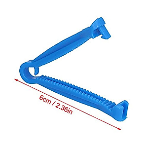 Camidy 100pcs Disposable Umbilical Cord Clamp Whelping Kit Welping Box for Puppy Kittens Cow Livestock Sheep