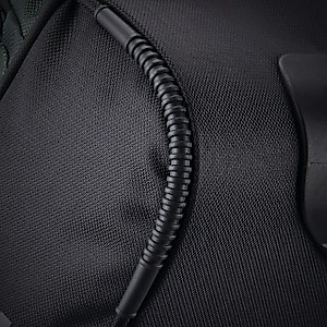 Samsonite Andante 2 Wheeled Duffel Bag – 22-Inch Durable Rolling Luggage with Inline Skate Wheels, Push-Button Handle & Spacious Compartments – Travel-Friendly and Lightweight - Moss Green/Black