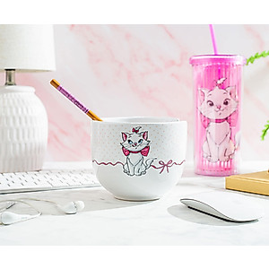 Disney The Aristocats Marie 20-Ounce Ceramic Ramen Bowl and Chopstick Set