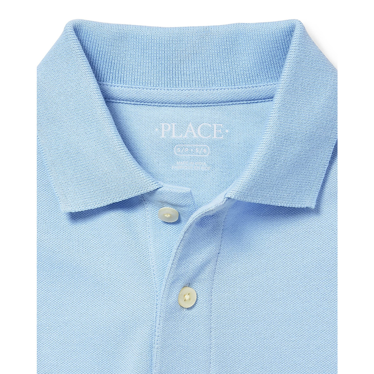The Children's Place boys Single Long Sleeve Pique Polo, Brook, Small