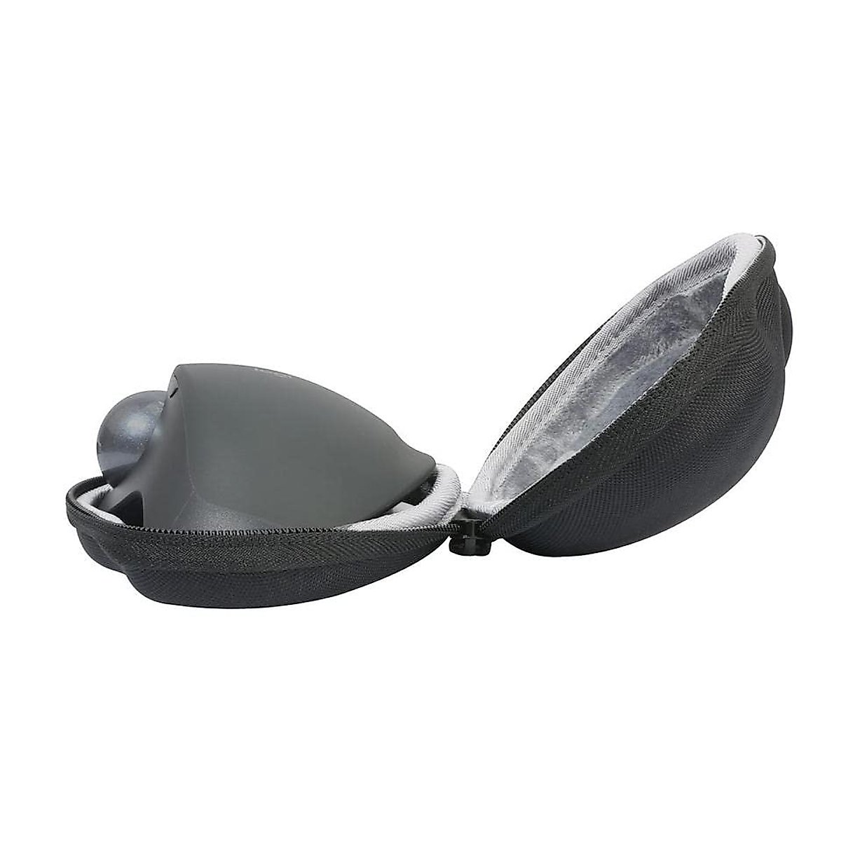 Vexko Mouse Travel Case Compatible with Logitech Ergo M575 Wireless Trackball Computer Mouse - Case Only (Black/Gray)