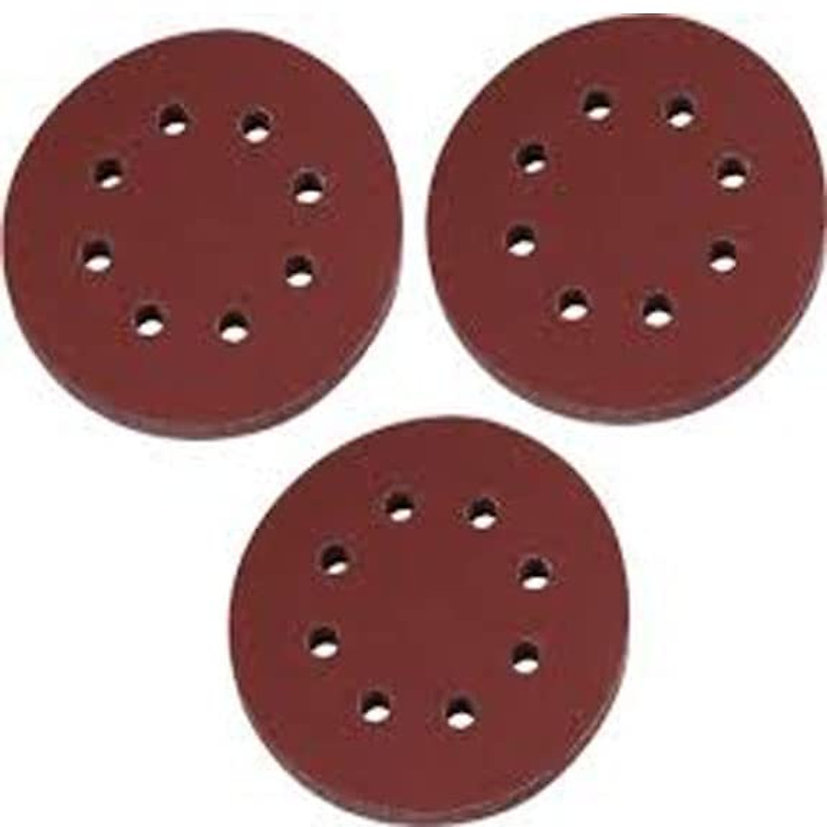 5" 8 Hole 320/400/600 Grit Sand Disc Paper Random Orbit Hook and Loop Sander Sandpaper Sheet for Dewalt, Bosch Makita