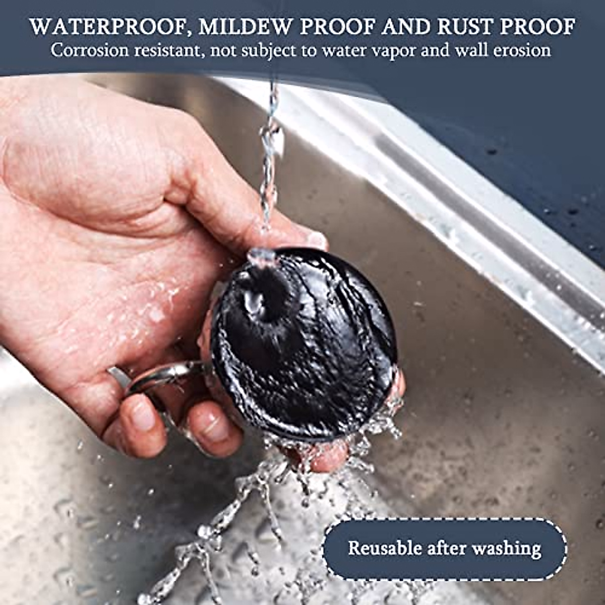 Suction Cup Shower Hooks, Towel Hooks for Glass Doors or Tiles, Stainless Steel No-Drill Reusable Hooks (2 Pcs, Silvery)