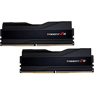 G.SKILL Trident Z5 Series (Intel XMP 3.0) DDR5 RAM 32GB (2x16GB) 6000MT/s CL30-40-40-96 1.35V Desktop Computer Memory UDIMM - Matte Black (F5-6000J3040F16GA2-TZ5K)