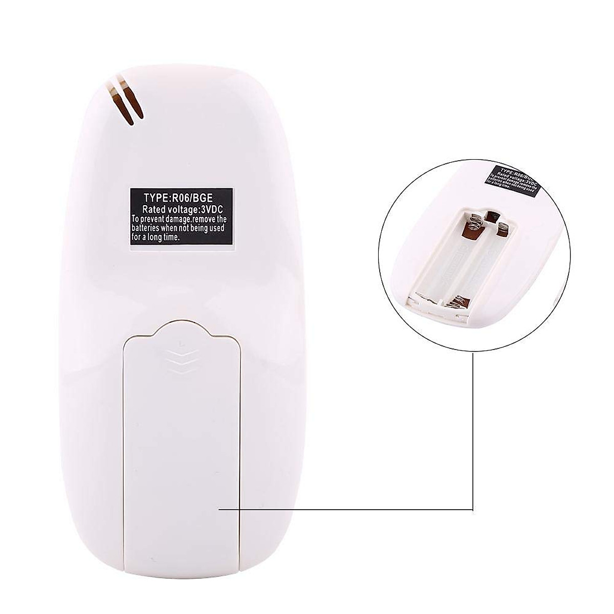 Air Conditioning Remote Control Replacement for Midea R06/BGE, Universal Remote Control for Air Conditioners for Komeco,Comfee,R06/BGCE, R06/BGE,R09B/BGE,R09B/BGCE, R06/BG,R09C/BGE