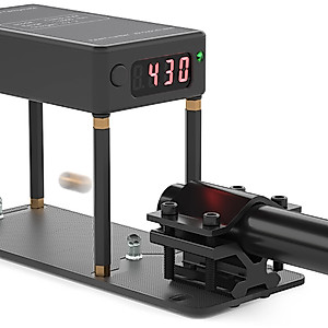 High Precision Ballistic Shooting Chronograph Airsoft Bullet Arrow Velocity Meter Kinetic Energy Meter Chargeable MPS/FPS Joules Reading for Archery Hunting Prep